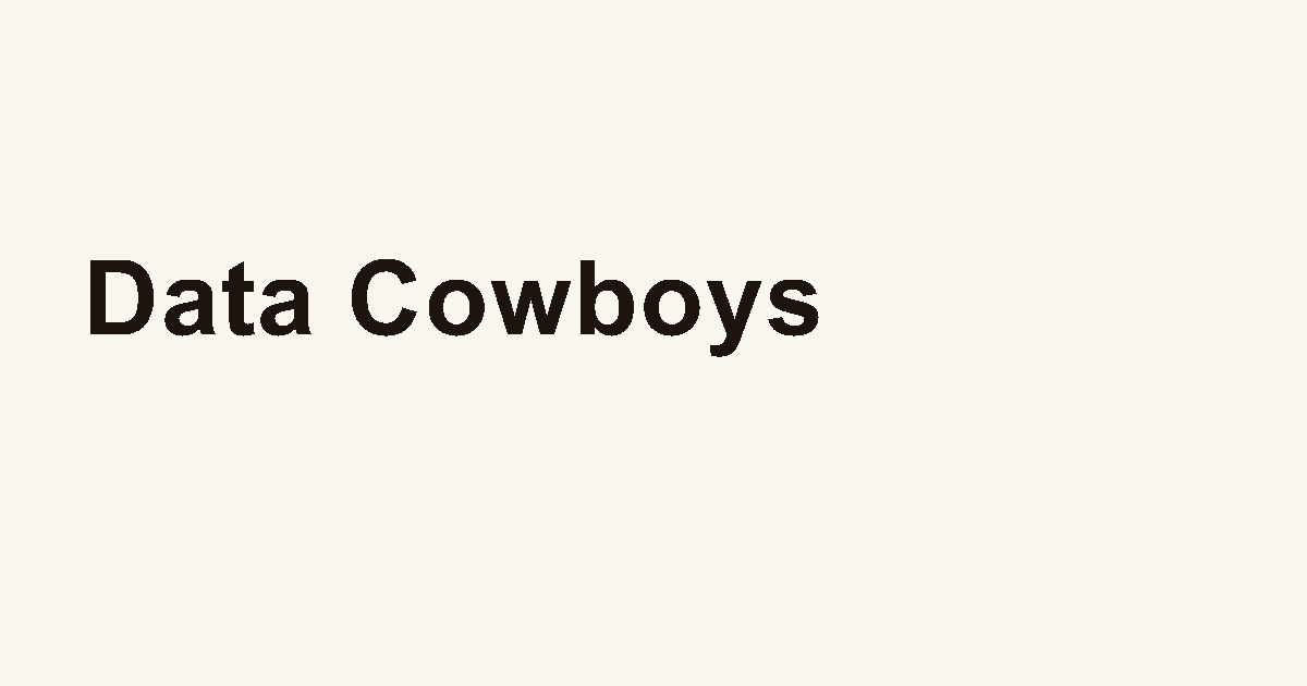Data Cowboys — R&D Lab for Applied Machine Learning